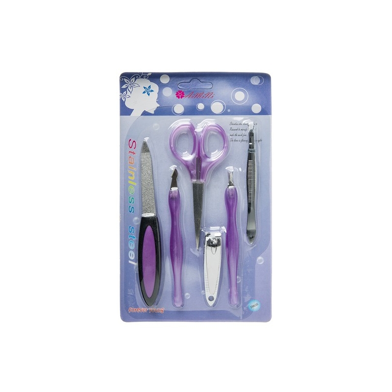 Toate Produsele :: Manichiură și pedichiură :: Ustensile manichiură :: Trusa manichiura 6 piese ...